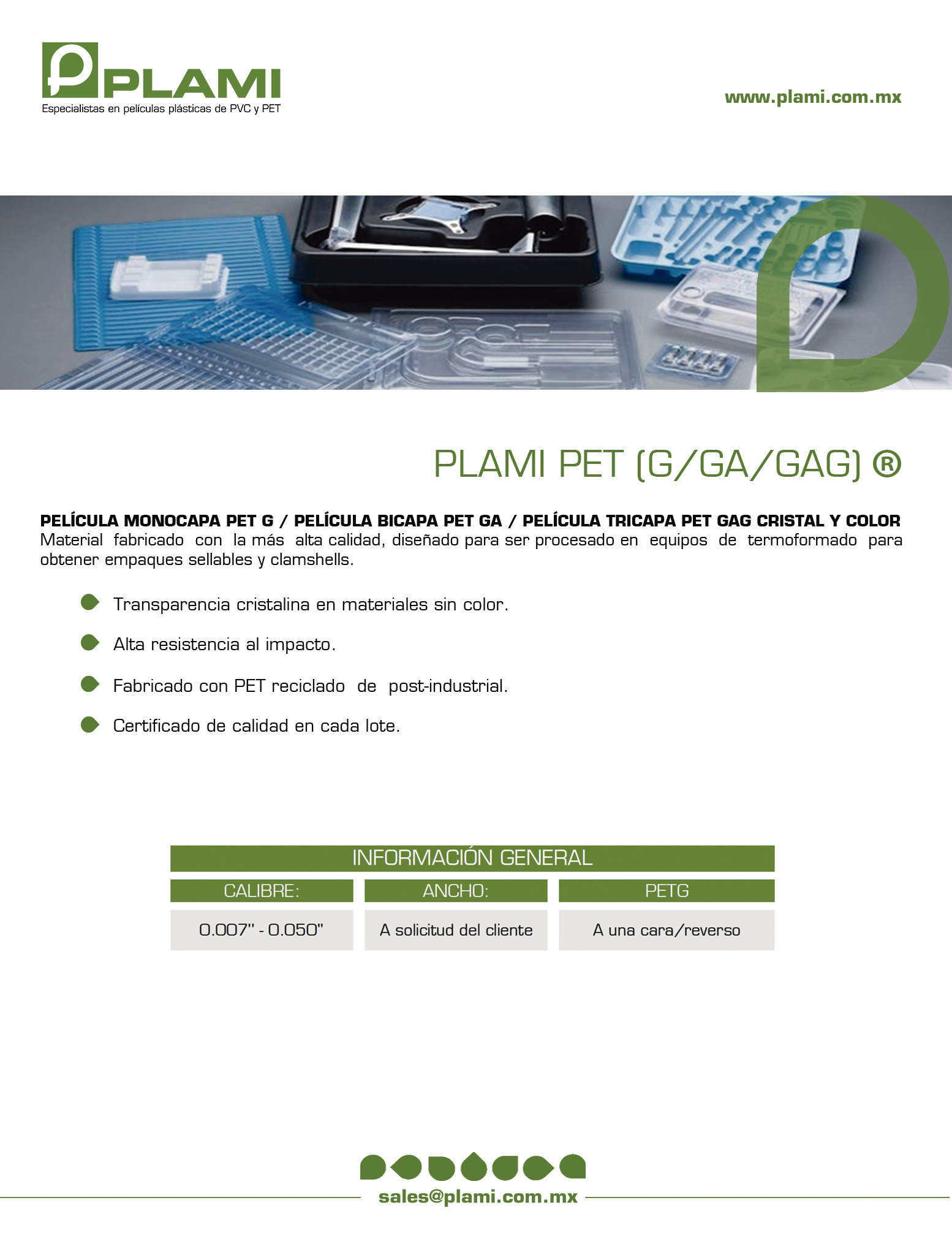 PLAMI PET G-GA-GAG1 – PLAMI S.A. DE C.V.